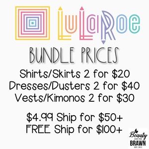 LuLaRoe | Dresses | Lularoe Bundle Pricing | Poshmark